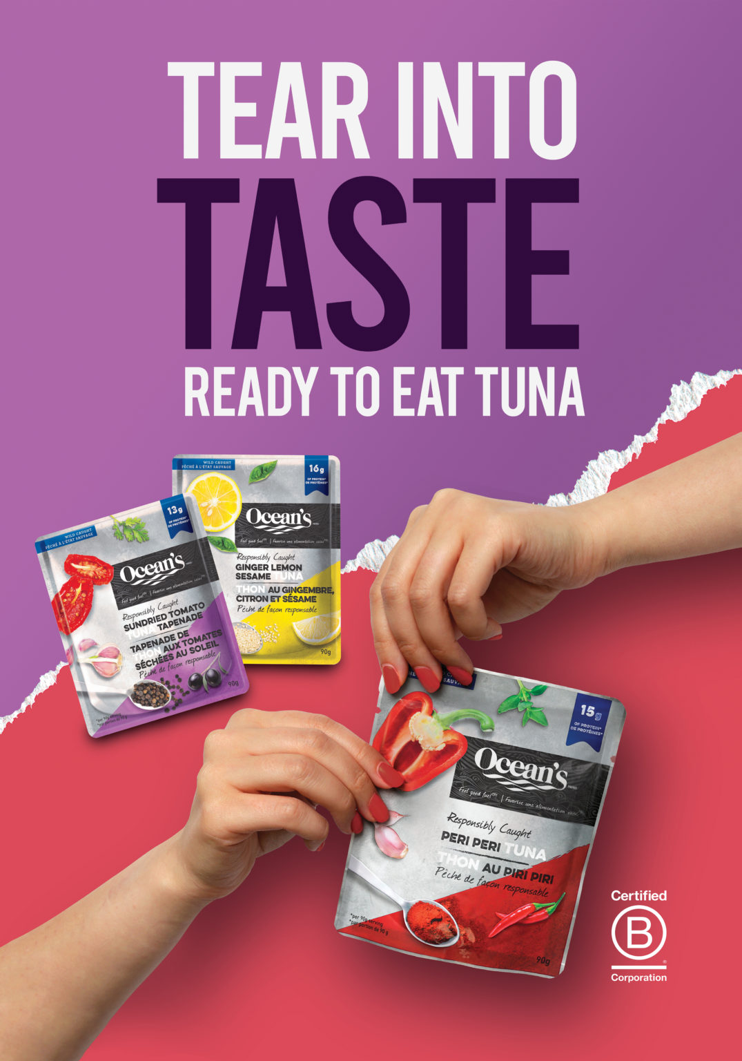 Ocean’s Tear Into Taste Campaign - Agency Blink