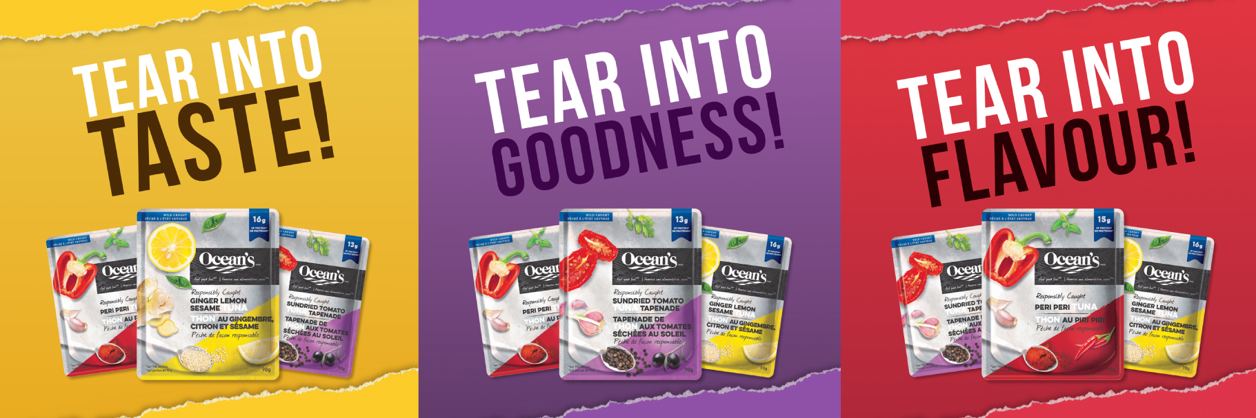 Ocean’s Tear Into Taste Campaign - Agency Blink